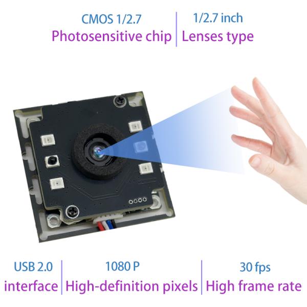 Quality OEM Customizable Palm Vein Recognition Camera Module with SDK Biometric Access for sale