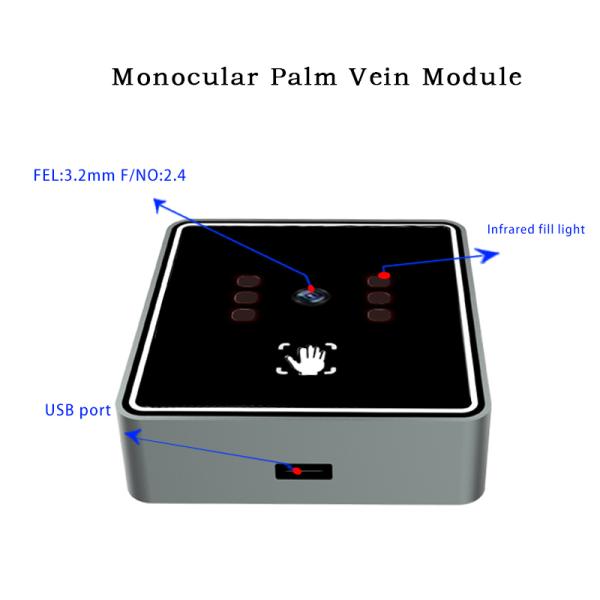 Quality Palm Vein Recognition Module USB Customizable Biometric Access Control with OEM for sale