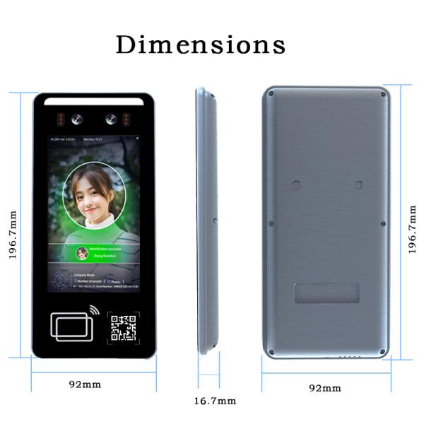 Quality Customizable 5-Inch Facial Detection Machine with QR Code NFC Fingerprint Access for sale