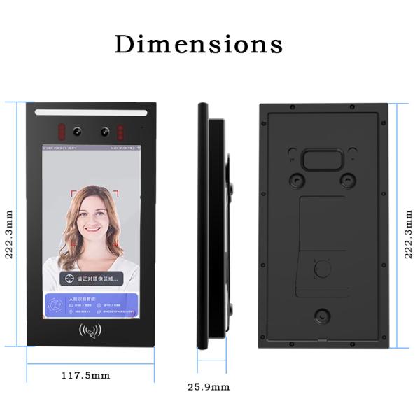Quality Android AI Face Recognition Terminal with Card Fingerprint Attendance Access for sale