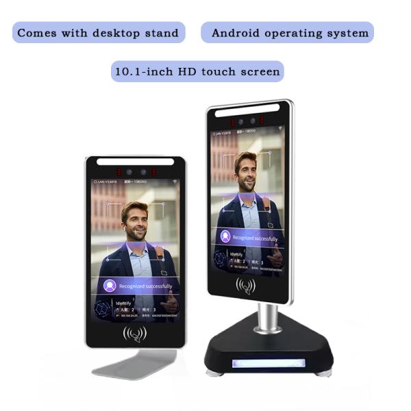Quality 10.1 Inch Android Biometric Attendance Machine Face Recognition NFC QR Code for sale