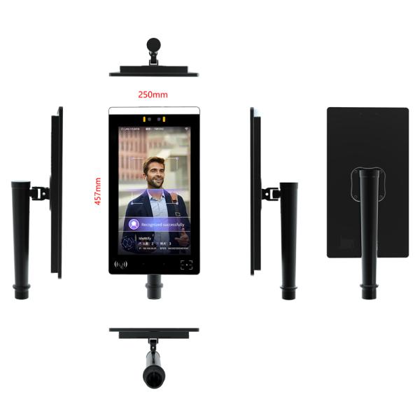 Quality 10.1 Inch Dynamic Punch Card Attendance Machine NFC Biometric Face Recognition for sale