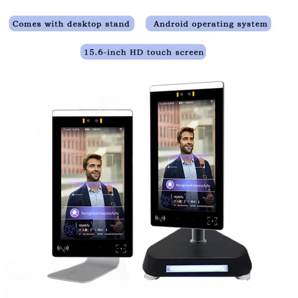 Quality 10.1 Inch Dynamic Punch Card Attendance Machine NFC Biometric Face Recognition for sale