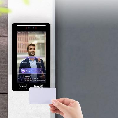 China 13.3 Inch Customized Biometric Dynamic Face Recognition Access Control Terminal Night Vision Punch Card Attendance Machine for sale