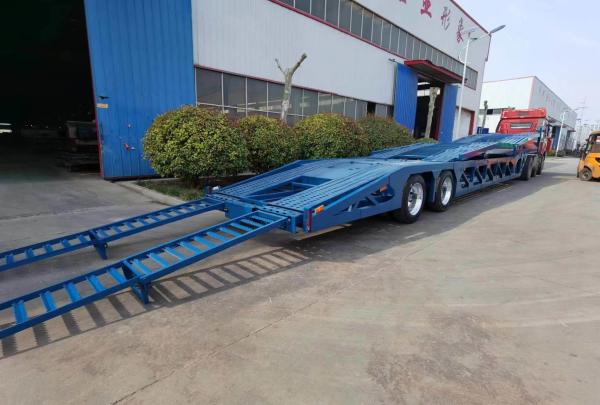 Quality Not Self Dumping 2 Axle Car Hauler 8/10 Car Carrier Trailer New Condition for sale