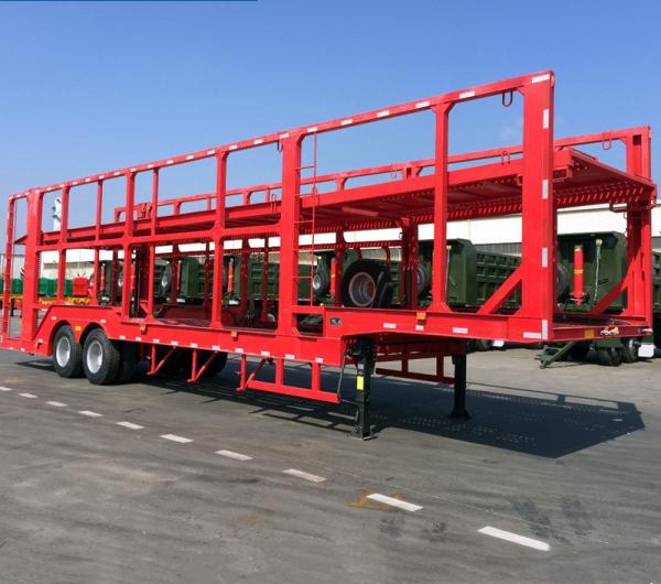 Quality Not Self Dumping 2 Axle Car Hauler 8/10 Car Carrier Trailer New Condition for sale