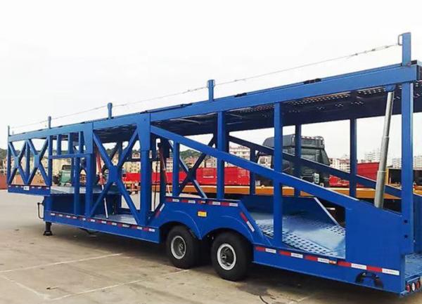 Quality Not Self Dumping 2 Axle Car Hauler 8/10 Car Carrier Trailer New Condition for sale