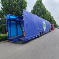 Quality 2axle Double Deck Semi Trailer 8 Car Transporter For Global 18t-28t Loading for sale