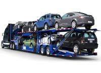 Quality Two Axle Car Carrier Trailer For Transporting 7 Cars 28 Tons Capacity for sale