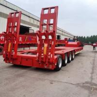 China 30-100 Tons Van Type Flatbed Semi Trailer 3 Axles Multi Function Skeleton Semi Trailer for sale