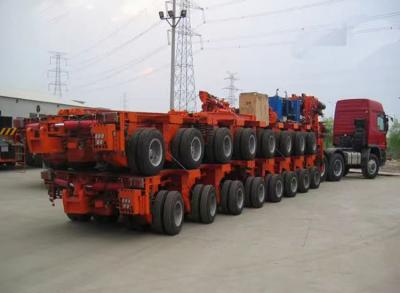 China Automatic Steering Hydraulic Axle Modular Trailer With 200t Load Capacity for sale