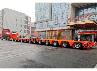 China Automatic Steering Hydraulic Axle Modular Trailer With 200t Load Capacity for sale