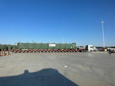 China Automatic Steering Hydraulic Axle Modular Trailer With 200t Load Capacity for sale