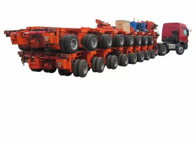 China Automatic Steering Hydraulic Axle Modular Trailer With 200t Load Capacity for sale