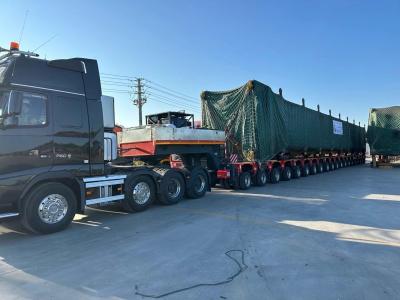 China 24 Axles Hydraulic Steering Multi Axle Modular Trailer Versatile Applications for sale