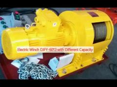 Olieveld Lifting Electric Winch DJFY-60*2 met 165ft touwcapaciteit