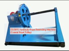 Hydraulische Seilrückwickelmaschine DSJ38YS mit maximaler Straßenkapazität 1200m 7,5kW