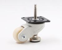 China moving fixing 800kg Adjustable Height Swivel Casters 76mm Locking Stem Casters for sale