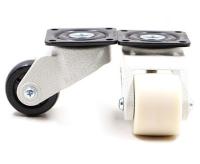 China Polyurethane Universal Caster Wheels 600kg Load Capacity 31mm Tread Width for sale