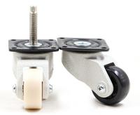 China 31mm Tread Width Polyurethane Universal Casters 600kg Load Capacity for sale