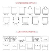 China Microfiber Jewelry Dust Bag with Snap Button Closure and Insert Pad 8x6 Inch for sale