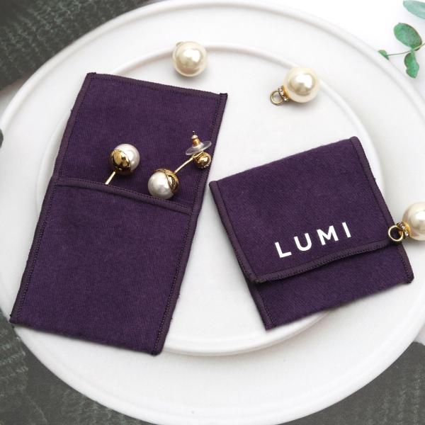 Quality Necklace Earring Jewelry Dust Bag Envelope Cotton Twill Type Customized Printed for sale