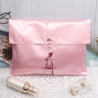 China Silk Satin Dust Bag Custom Logo Printed for Hair Luxury Clothes Packing for sale