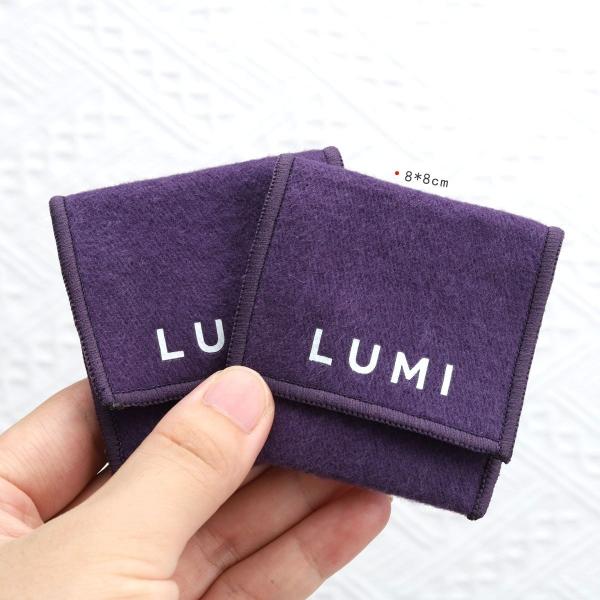 Quality Mini Twill Cotton Flap Envelope Jewelry Pouch for Necklace Bracelet Ring Earring Packing for sale