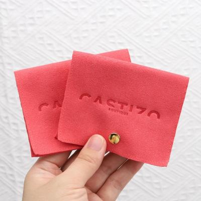 China Microfiber Jewelry Envelope Pouch Reusable Luxury Bracelet Necklace Ring for sale