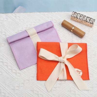 China Cotton Canvas Envelope Dust Bag Colorful Recycle for Gift Clothes Handbag Shirt for sale