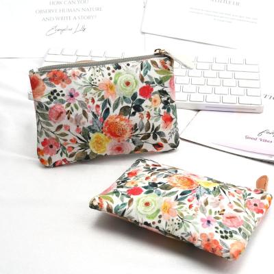 China Personalized custom zipper bag full printing for cosmetics combs makeup for sale