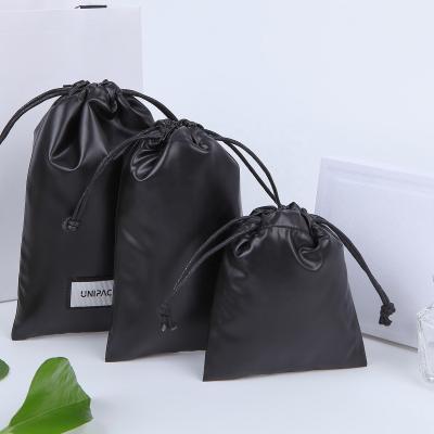 China Soft Pu Leather Drawstring Dust Bag For Sunglasses Custom Logo Printed for sale