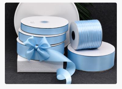 China Gift Flower Decoration Satin Ribbon Handmade DIY Bow Ribbon 0.3 - 4CM Wide for sale