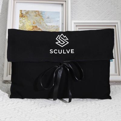 China Customized Cotton Twill Scarf Underwear Books Envelope Packaging Bag With Logo for sale
