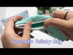 large cosmetic toiletry bag travel cotton makeup bag customized with brush bag