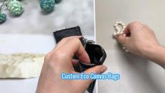 custom pu leather zipper bag