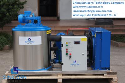 China Flack Ice Maker, Ice Machine, Commercial Ice Maker 500kg,Flack ice machine, for fish and meat storage for sale
