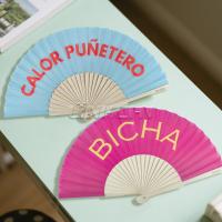 Quality Factory Price Custom 23cm Wooden Hand Folding Fan for Wedding Fan Rave Party for sale