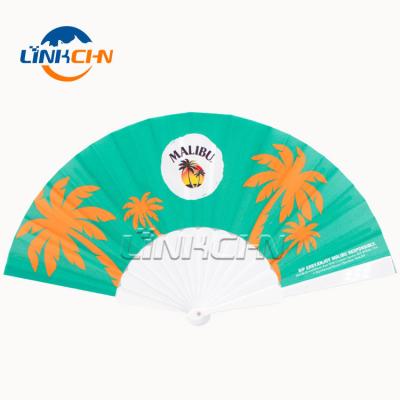 China Personalized Pvc Custom Plastic Sublimation Folding Fan for sale