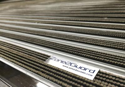 China 2mm tot 5mm Gesloten de Ingangsmatwerk van het Structuuraluminium Te koop