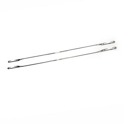 China C Type Duplex Steel Heddles 331mm Spare Parts For Textile Looms for sale