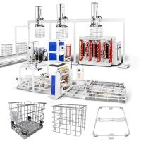 China Automatically Steel IBC Cage Base Frame Welding Machine With Horizontal Structure for sale
