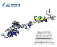 China Advanced Automatic Wire Shelf Welding Machine For Wire Mesh Deck Shelving Production Line for sale