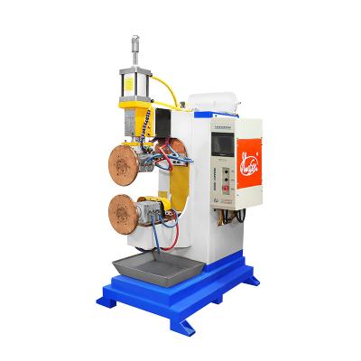 China HWASHI Roller Spot Welder Ventilation Duct Manual Tin Can Side Seam Welding Machine Roll to Roll Banner Welder for sale