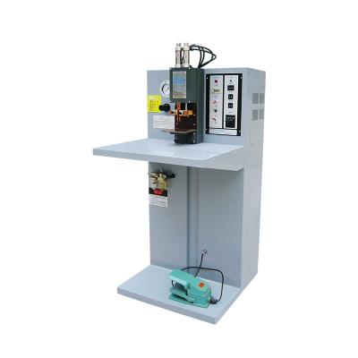 China Automatic Pneumatic Spot Welding Machine with Foot Pedal and Spring Pressurized Structure for Stainless Steel Wire Mesh for sale