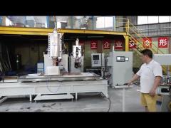 90 grados Ángulo automático máquina de soldadura eléctrica del fregadero de acero / soldador del fregadero 5KW 50Hz CE
