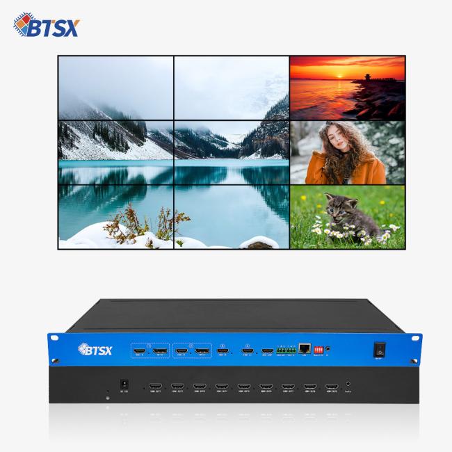 3*3 Multi-Screen Display for Video Conferencing | 4K60 HDMI Processor