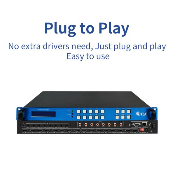 Quality Bitvisus 4K HDMI Matrix Switcher 8x8 8 Inputs 8 Outputs With Metal Shell for sale