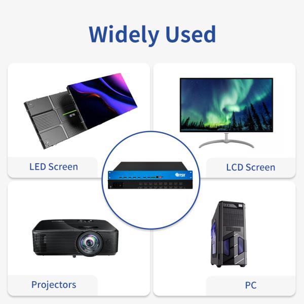 PIP 4k Video Processor HDMI Video Multiviewer Switcher Mixer Video Wall Controller