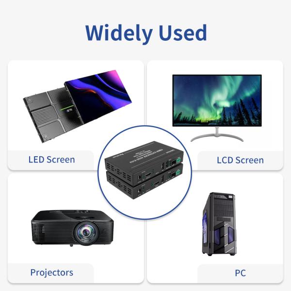 Quality High Definition IR RS232 Signal HDMI Audio Extender 10km 4k HDMI USB KVM for sale